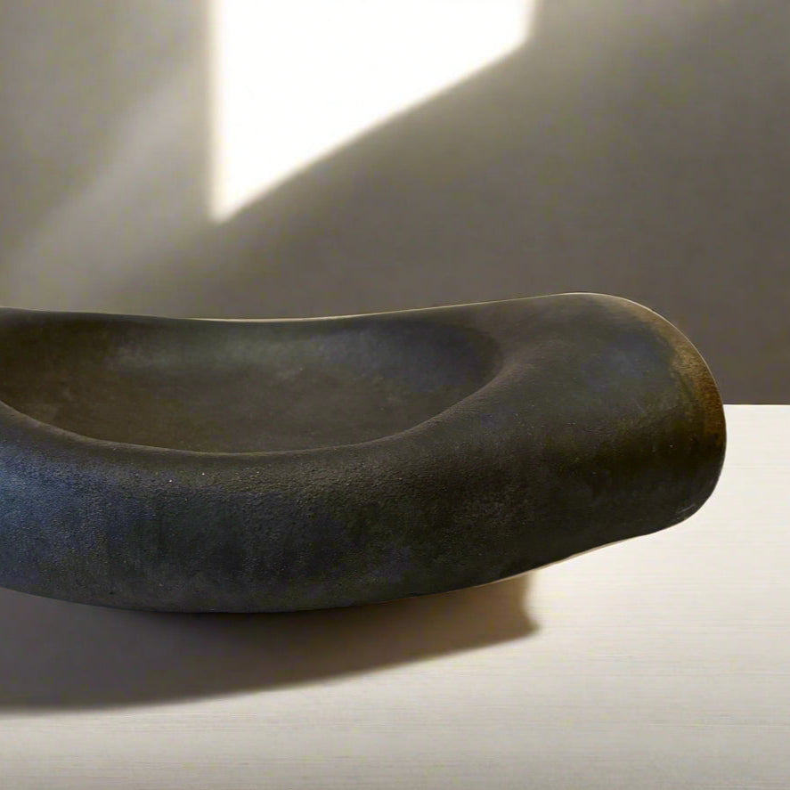 Ian Hazard Bill Medium Black Ceramic Basin Dish | Poet and/the Bench ...
