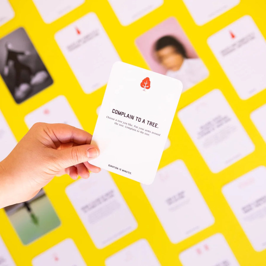 Marina Abramovic Method / Cards to Reboot Your Life | Poet and the Bench